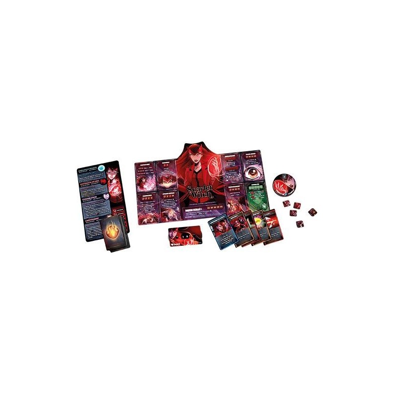 Marvel Dice Throne - Scarlet Witch, Thor, Loki, Spider-Man - Lucky Duck ...